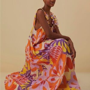FARM Rio | Dresses | Farm Rio Lee Floral Sleeveless Maxi Dress | Poshmark